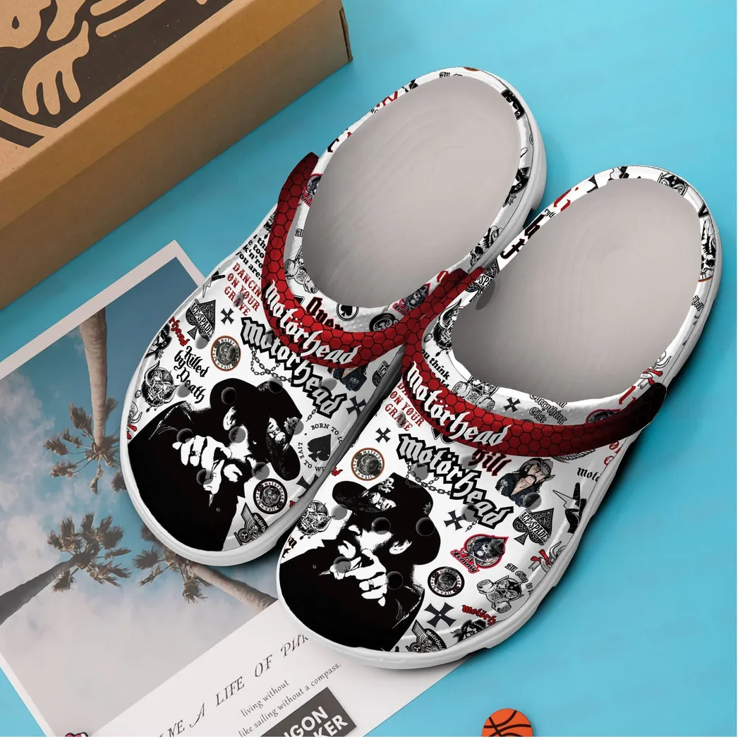 Motorhead Music Crocs Clogs - Viper Prints