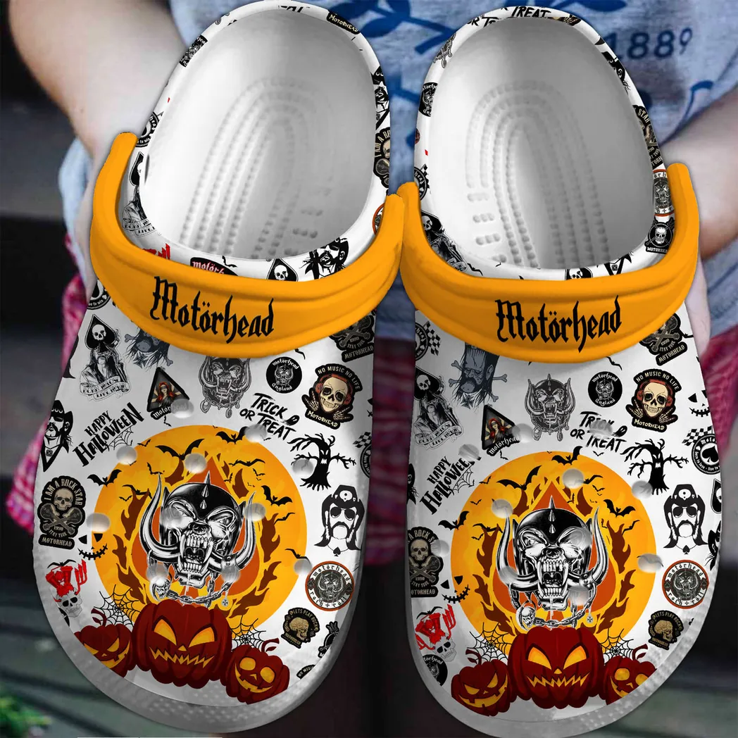 Motorhead Music Crocs Clogs - Viper Prints