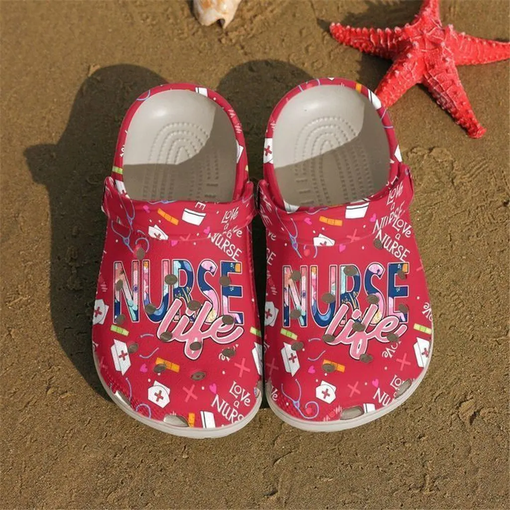 Nurse Love Life Crocs Classic Clogs - Viper Prints