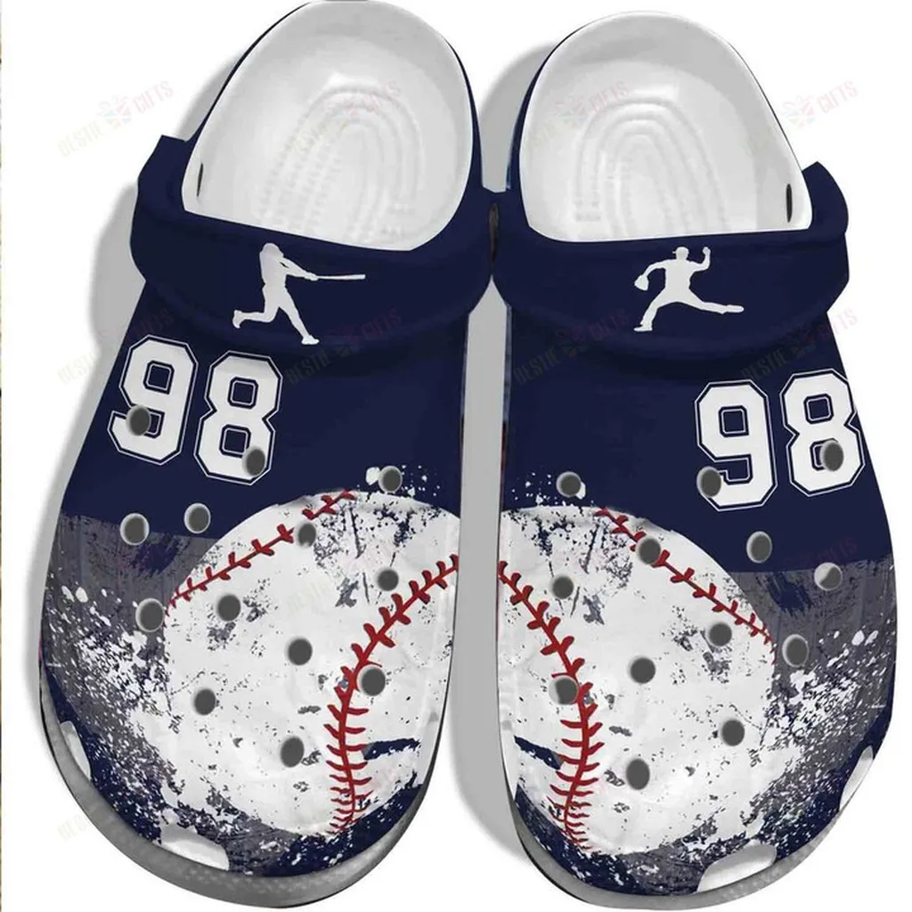 Personalized Actions In Baseball Crocs Classic Clogs - Viper Prints